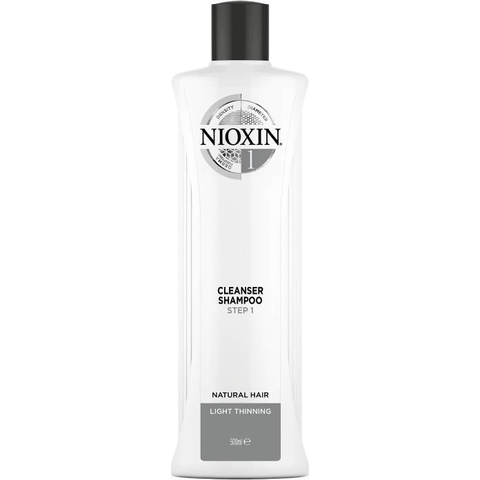 Nioxin Cleanser Shampoo System 1 (Fine/Normal to Light Thinning, Natur ...
